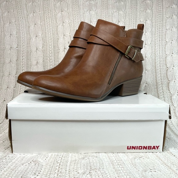 UNIONBAY | Shoes | Unionbay Womens Teddy Ankle Boot In Whisky Crazy ...